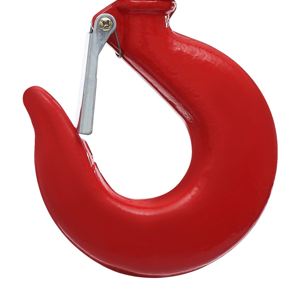 Heavy Duty Grade 80 Swivel Self Locking Lifting Hook Safety Grip Catch ...