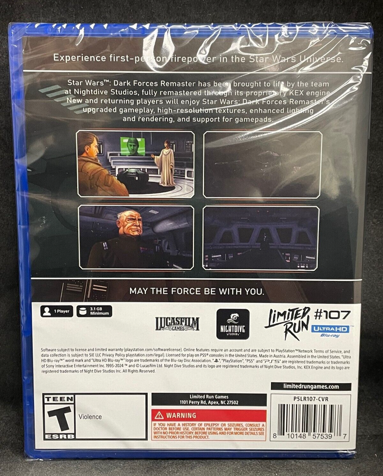Star Wars Dark Forces Remaster (Limited Run) (PS5 / Playstation 5 ...