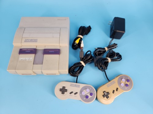 Super Nintendo SNES 1Chip-01 Console, Tested & Works, No Games | eBay