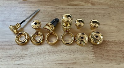 1964 Impala 24k Gold Plated 14 Piece Dash Knobs And Bezel Kit | eBay