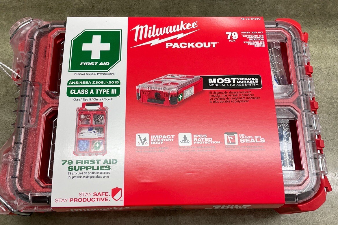 Milwaukee Packout 79 pcs First Aid Kit - Red for sale online | eBay