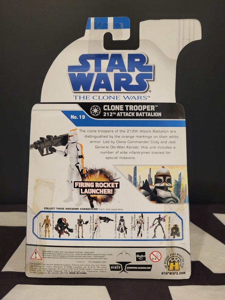 Clone Trooper 212th No.19 STAR WARS The Clone Wars TCW MOC NEW | eBay