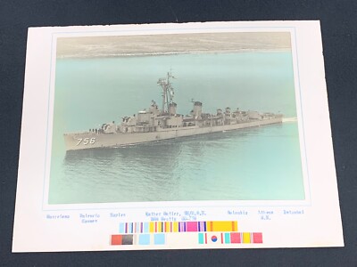 Vintage USS Beatty DD-756 Matted Print | eBay