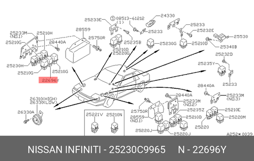 Genuine OE Relay 1M 25230C9965 , 25230-C9965 | eBay.de