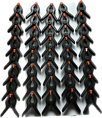 4" inch Heavy Duty Plastic Spring Clamps Tips DIY Small Tool Clip 2 ...