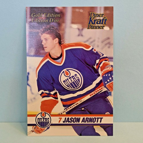 1993-94 Kraft Dinner Gold Edition Jason Arnott Rookie Edmonton Oilers ...