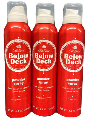 3 old spice powder spray 4.9oz ea scuffed/dented exterior | eBay