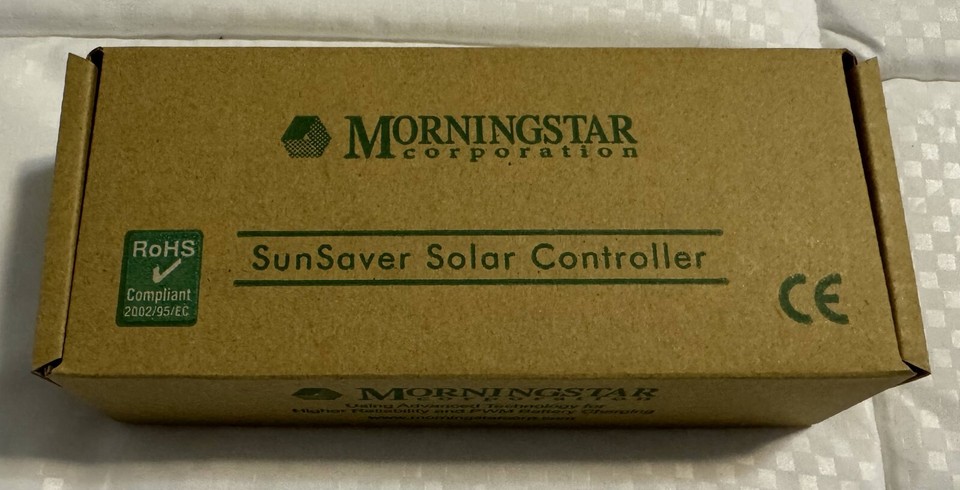 Morningstar Sunsaver Solar Charger Control SS-10L-12V-Gen3 NEW in box ...