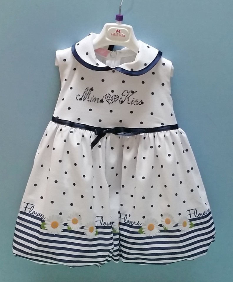 Dress Vestina newborn light sleeveless + cotton shrug Mini Kiss 2901 | eBay