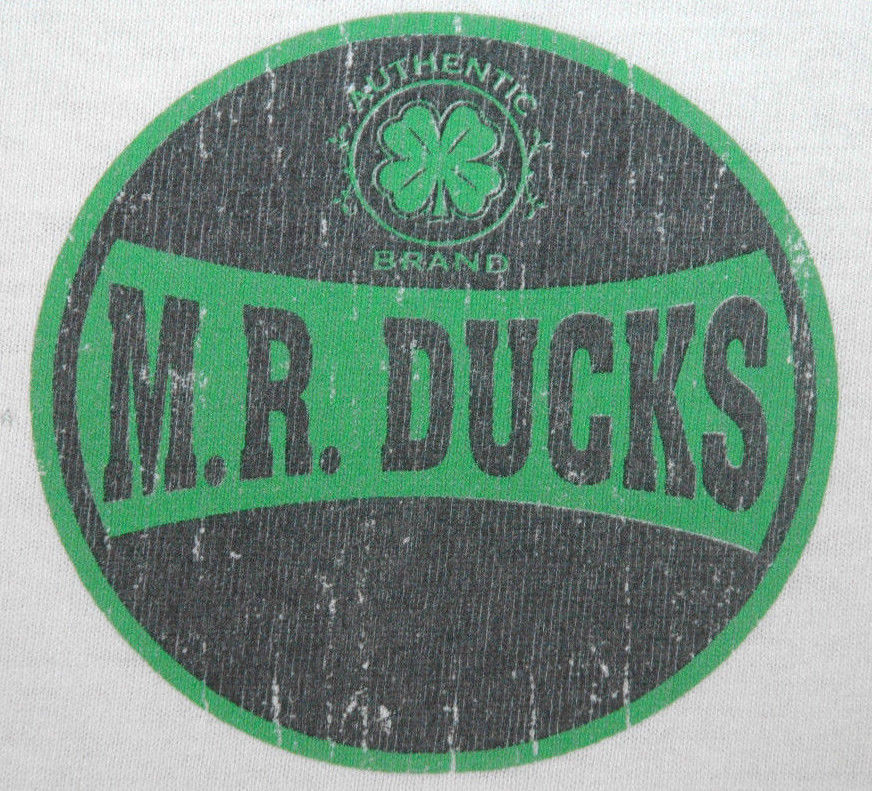 Rare M.R DUCKS FISHING T Shirt TEE Baltimore Maryland PREPPY Ocean City ...