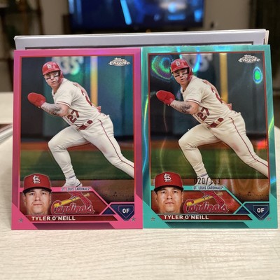 2023 Topps Chrome Tyler O'Neill Aqua Lava Refractor #’d /199 St. Louis ...