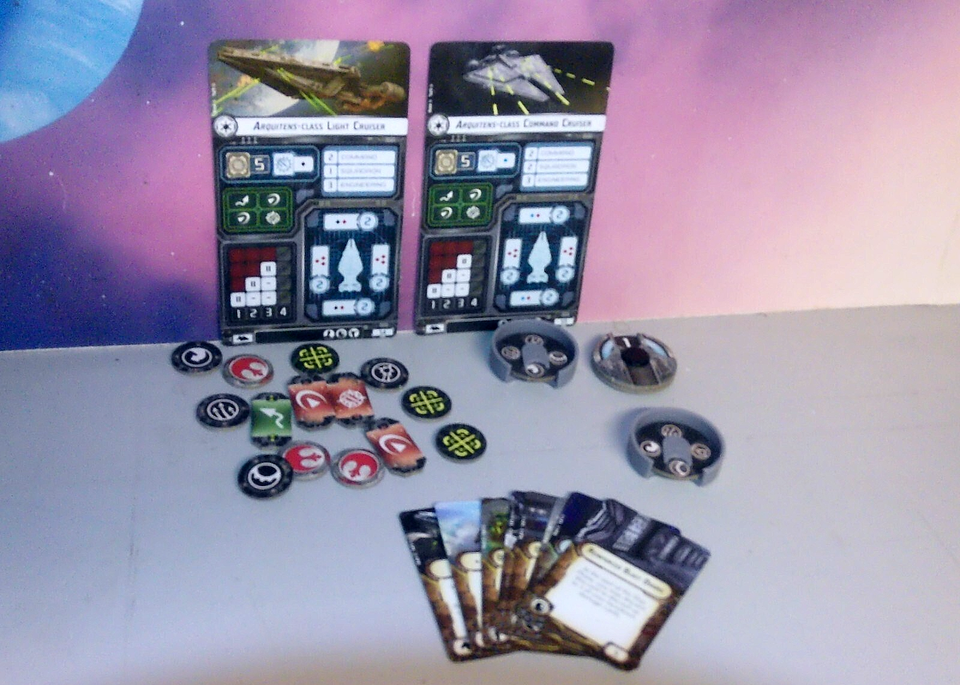 Star Wars Armada Imperial Fighter Squadrons Pack + Light Cruiser (2015 ...