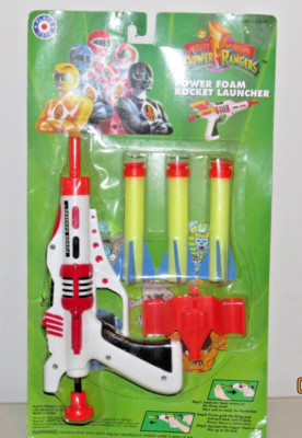 Vintage Mighty Morphin Power Rangers POWER FOAM ROCKET LAUNCHER Sealed ...