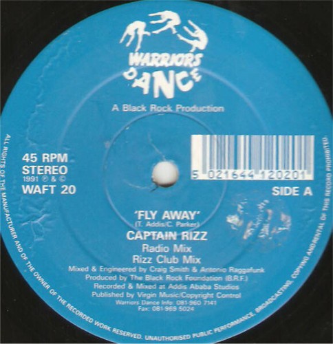 Captain Rizz - Fly Away - Used Vinyl Record 12 - C5628z | eBay