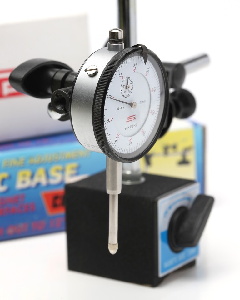 SPI Dial Indicator 0-20mm New with Cen-Tech Magnetic stand | eBay