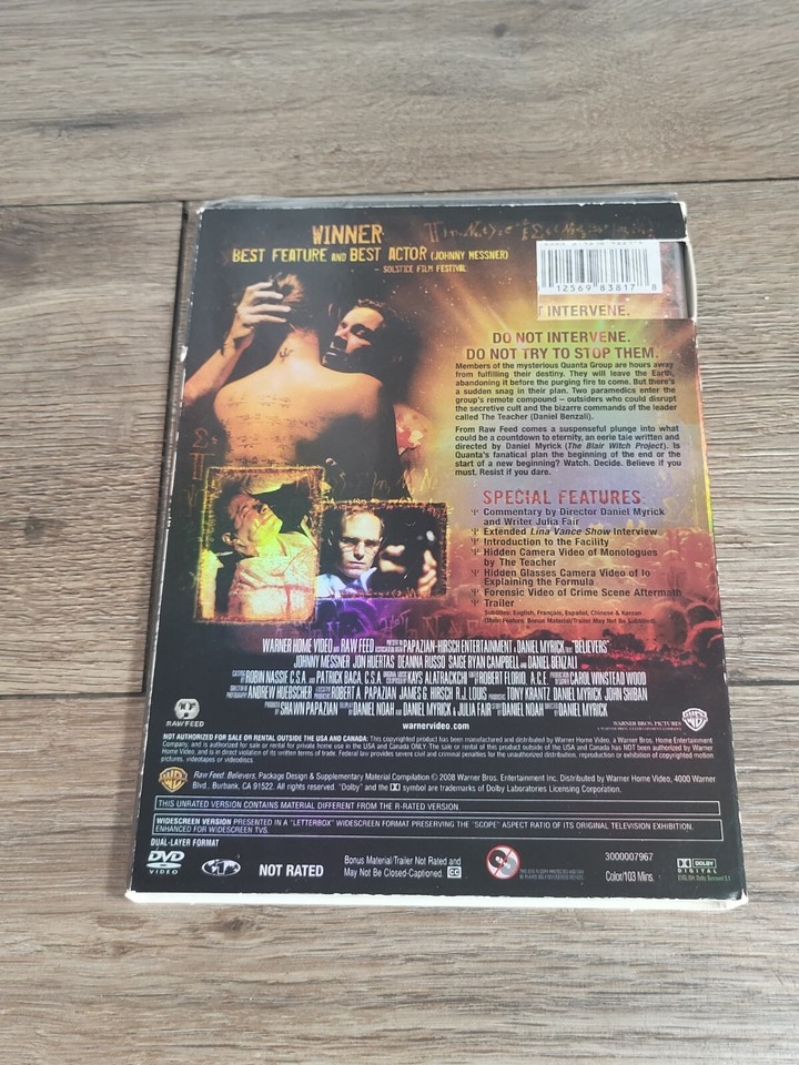 Believers (DVD, 2007, Unrated) BRAND NEW | eBay