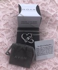 Avon Sterling Silver 925 RJ SIGNED Hearts Intertwined Necklace Pendant ...