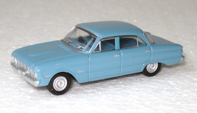 NEW 1960 Ford XK Pacific Blue Sedan 1:87 Diecast Model Car Cooee ...