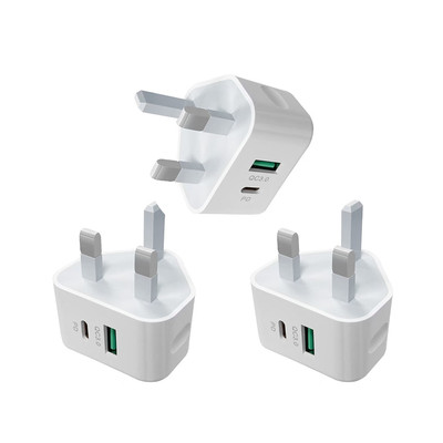 USB C Plug UK iPhone Charger Fast Phone Apple USBC Lighting 2 in 1 ...