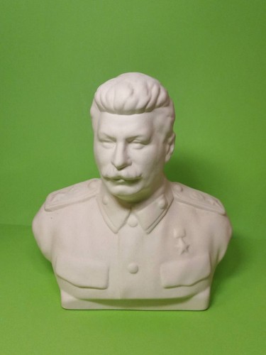Soviet Porcelain Figurine – Joseph Stalin Bust – Bisque Porcelain ...