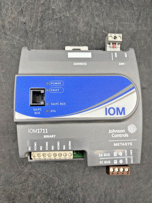 JOHNSON CONTROLS METASYS IOM IOM1711 MS-IOM1711-0 NETWORK CONTROLLER | eBay