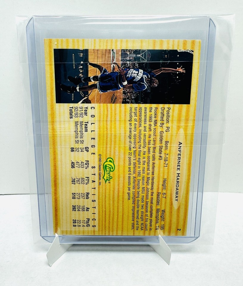 Anfernee Hardway (RC) - 1993 Classic Games (MINT!) | eBay