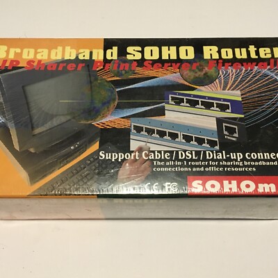 Vantage Classic SOHOmate Broadband SOHO Router IP Sharer Print Server ...
