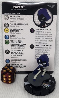 Heroclix Raven #005 DC Batman Team-Up Set New Common | eBay
