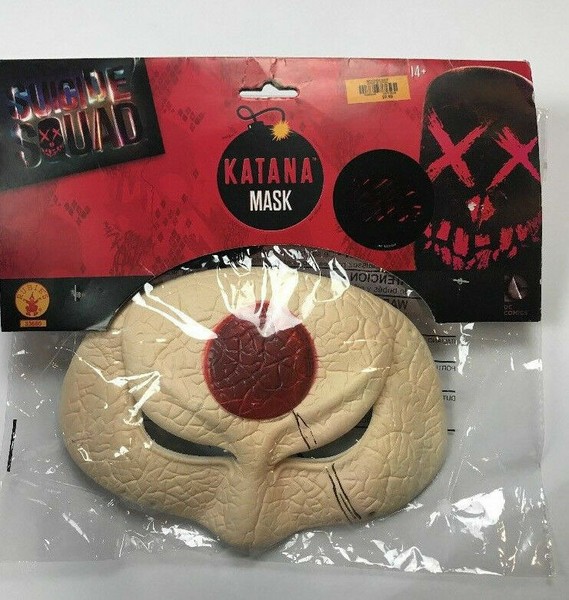 Suicide Squad Assassin Katana Adult Half Face Cosplay Mask Costume DC ...