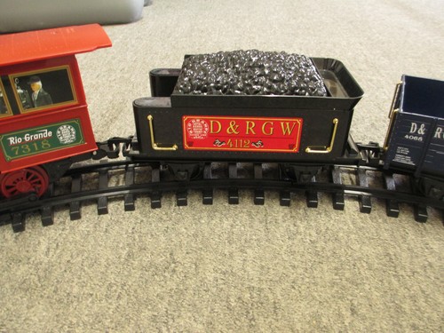 Scientific Toys Rio Grande Train Set 4 Cars 14 Tracks G Scale 7318 for ...