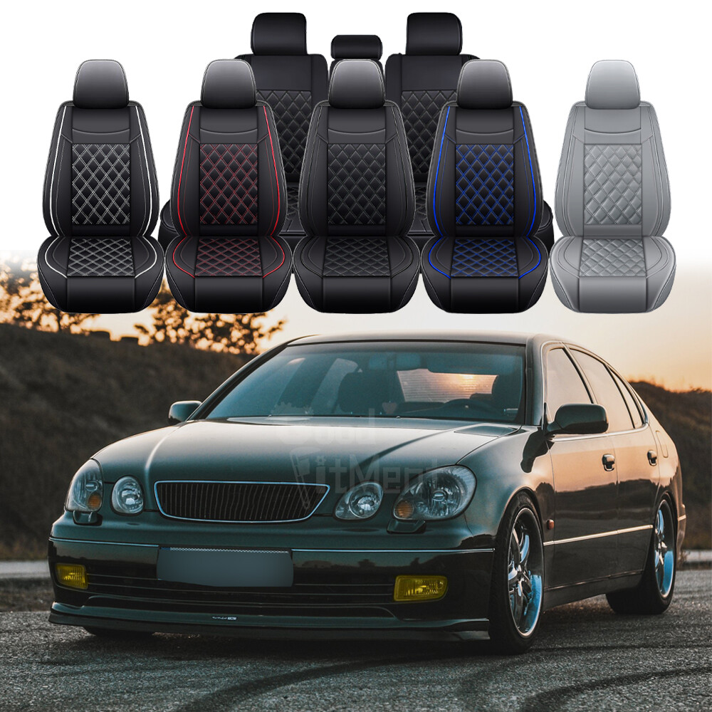 For Lexus GS300 GS350 Car 5 Seat Covers Luxury Full Set PU Front & Rear ...