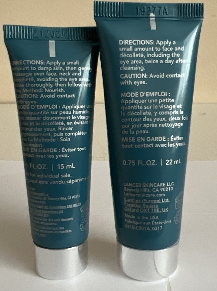 Lancer The Method Cleanse Mini .5 Oz (15 mL) & Nourish .75 Oz (22mL) | eBay