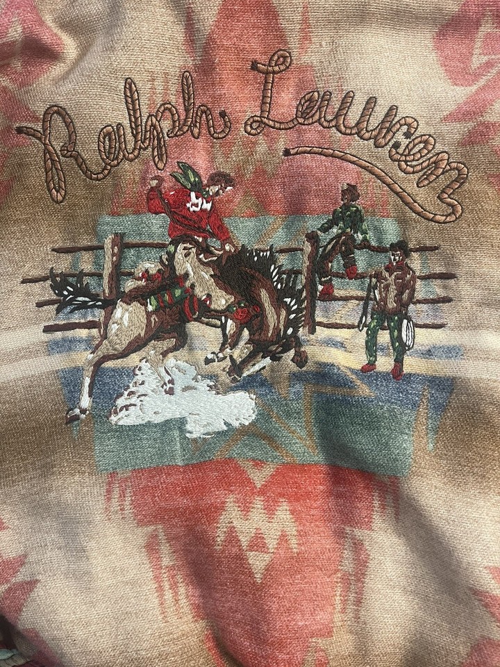 NWT RALPH LAUREN RODEO RRL POLO RANCH SPORTSMAN EQUESTRIAN BEAR SKI SZ ...