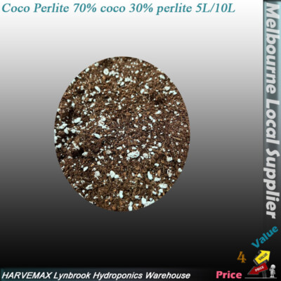 COCO Perlite 70/30 Mix Grow Media 5L/10L Hydroponics Grow Media | eBay ...