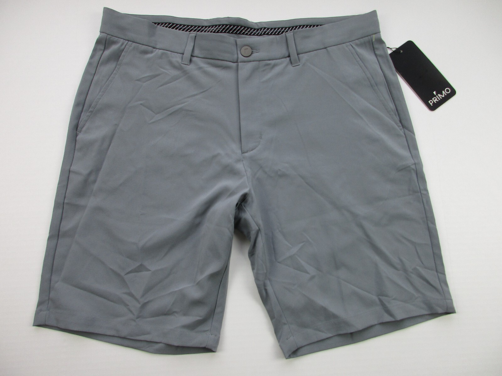 Mens 36 Primo Light Gray Shorts golf NWT - Gem