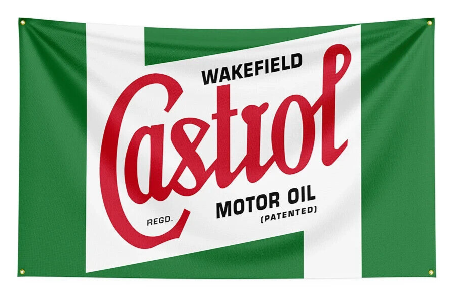 Castrol Motor Oil Racing Flag Banner 3 ft x 5 ft NEW! | eBay