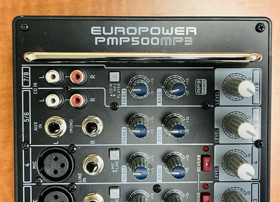 Behringer EUROPOWER PMP500MP3 8-Channel 500W Powered Mixer*PARTS ONLY ...