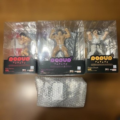 POP UP PARADE Doppo Orochi Baki Hanma Kaoru Hanayama Figure Set by GSC ...