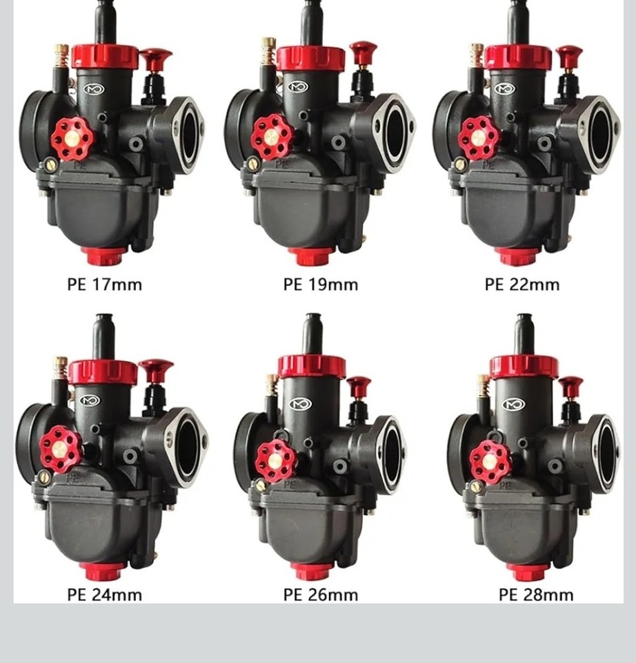 Flange Racing Carburetor PE26MM Fit 150cc 190cc 200cc Flange Motorcycle ...
