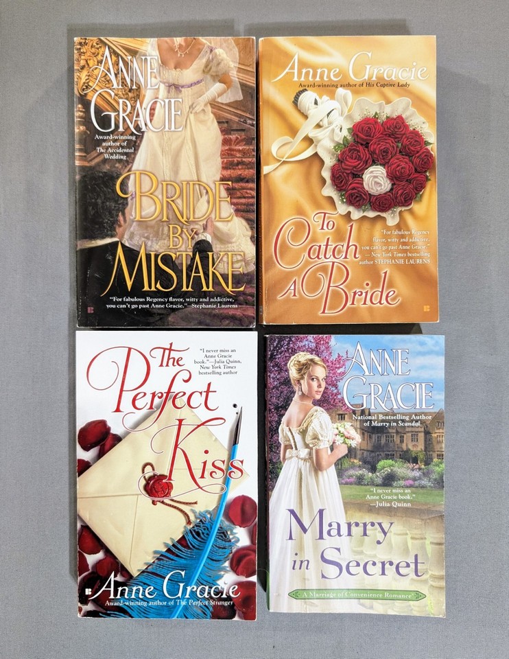 The Autumn Bride Chance Sisters Series Romance Book Lot Anne Gracie 8 ...