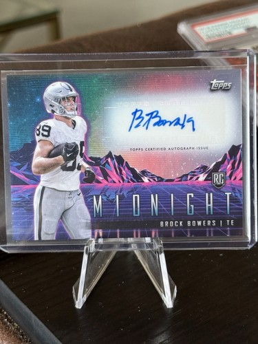 2024 Topps Midnight Football Brock Bowers Rookie Horizon Signatures ...