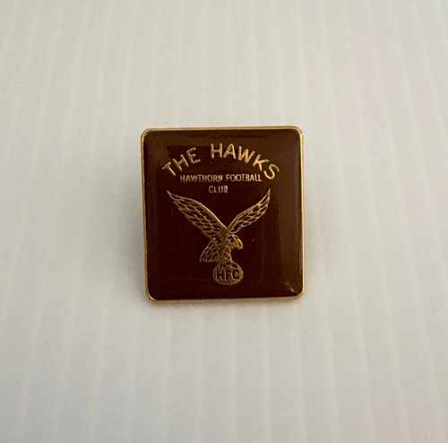 Vintage Old Hawthorn Hawks HFC VFL/AFL Badge Pin | eBay Australia