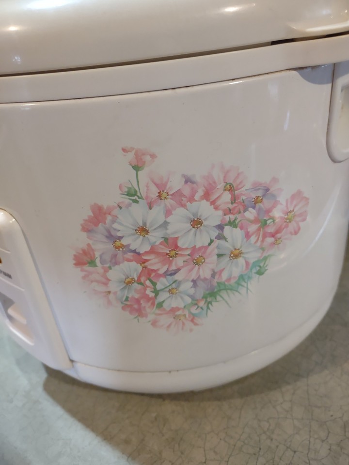 Tiger JNP-1800-FL 10-Cup Rice Cooker and Warmer, Floral White (Works ...