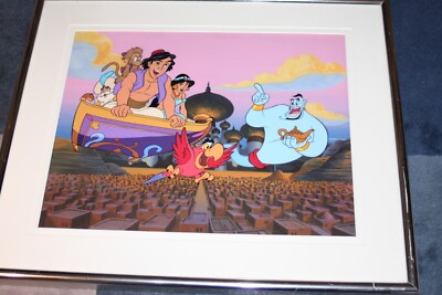 Disney Aladdin-CEL, cell. 16"X13" magic carpet | eBay