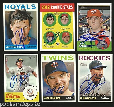 CHRIS NELSON Signed/Autographed 2013 TOPPS HERITAGE CARD Colorado ...