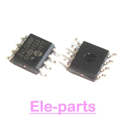 20 PCS 24LC08B-I/SN SOP-8 24LC08B 24LC08 SMD-8 CMOS 8K I2C Serial ...