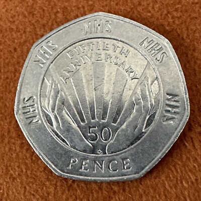 RARE 1998 NHS ANNIVERSARY 50P COIN | eBay UK