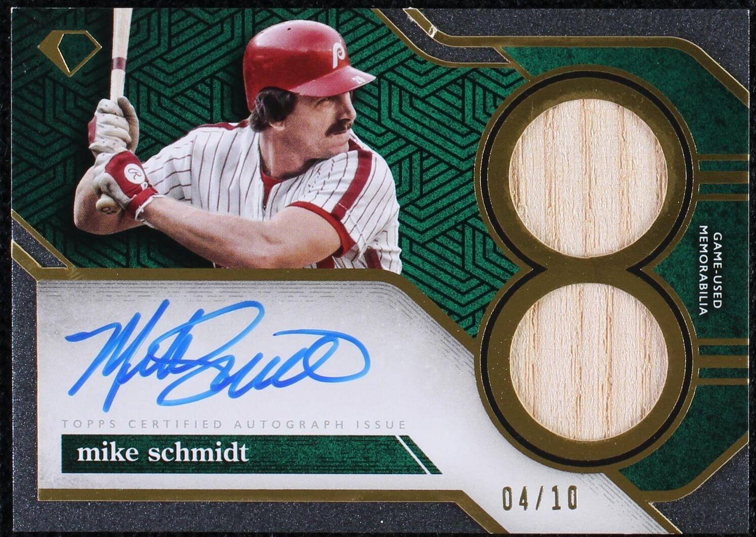 2024 Topps Diamond Icons - Single Player Autographed Dual Relics Mike ...