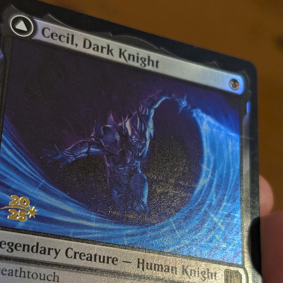 Cecil, Dark Knight - Prerelease Foil Stamped Promo - Final Fantasy MTG ...