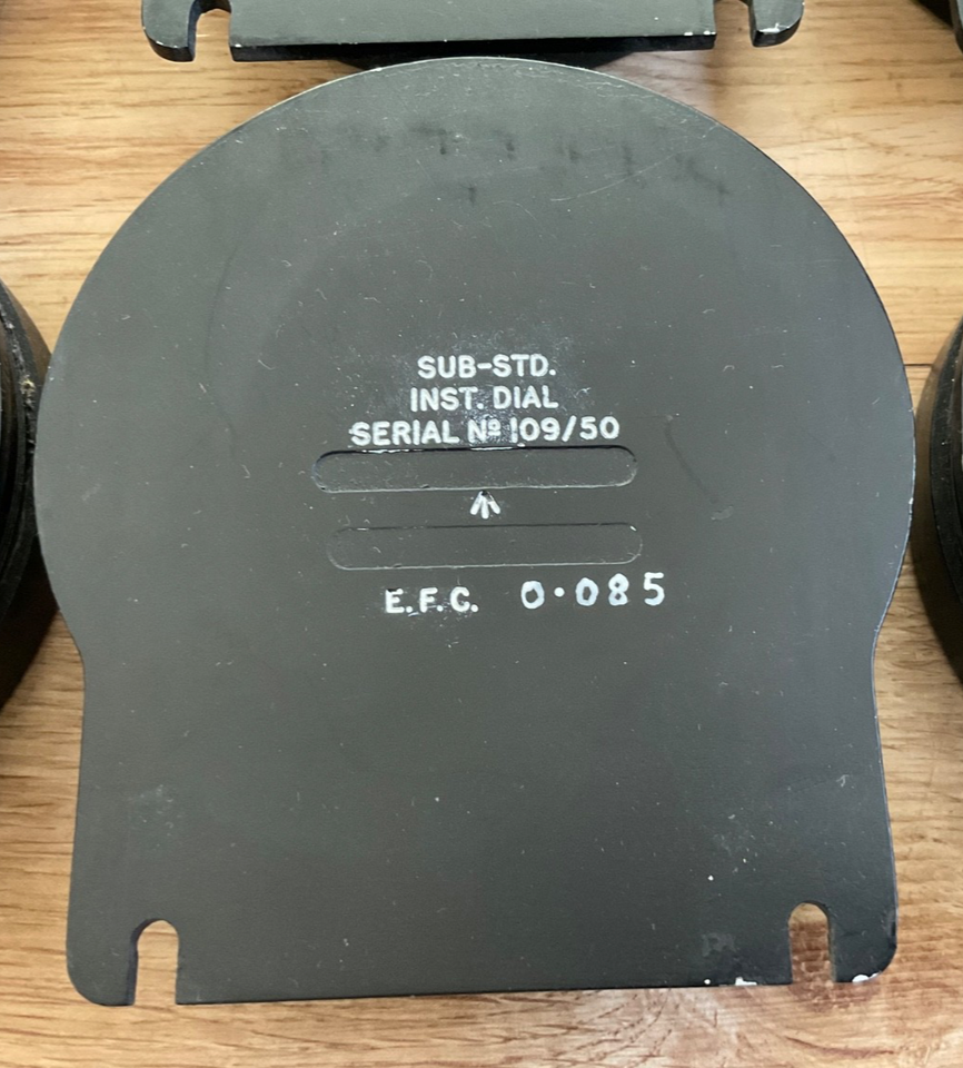 RAF AIRCRAFT BRYANS FLUORESCENT DIALS / COMPARATOR INSTRUMENT TEST SET ...